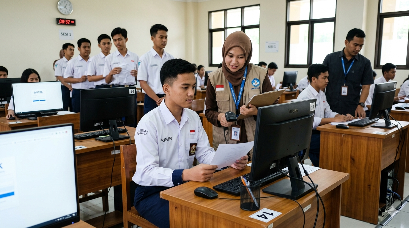 Ukuran kertas kartu peserta UTBK penting untuk hindari kegagalan ujian ...