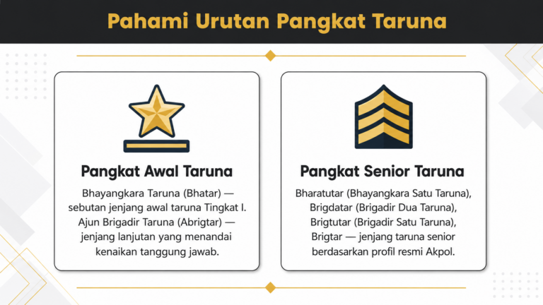 Pangkat Taruna Akpol dan Urutan Jenjangnya untuk Casis - Bimbel Masuk ...